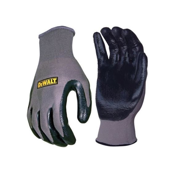 Купить DEWALT DPG66L рабочие перчатки, серые/черные, нитрил-нейлоновые ...