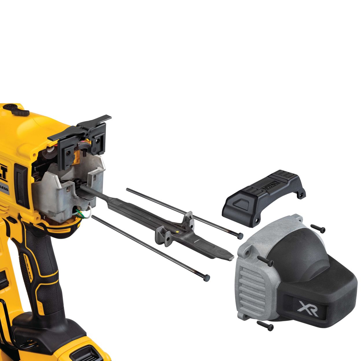 Купить DEWALT DCN890P2 аккумуляторный гвоздезабивной пистолет, 18 В, c ...